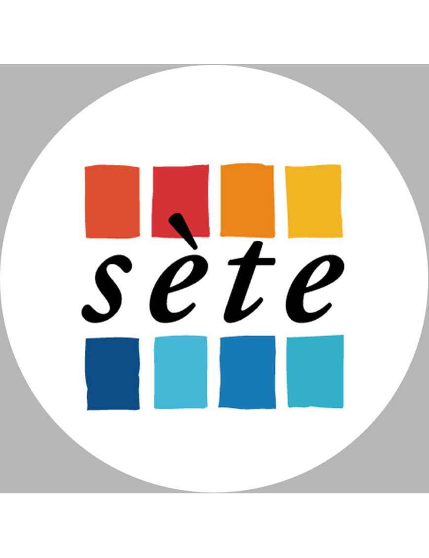 Sète - 15cm - Sticker/autocollant