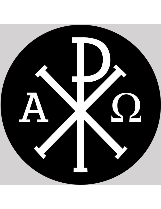 Chrisme - 20cm - Sticker/autocollant