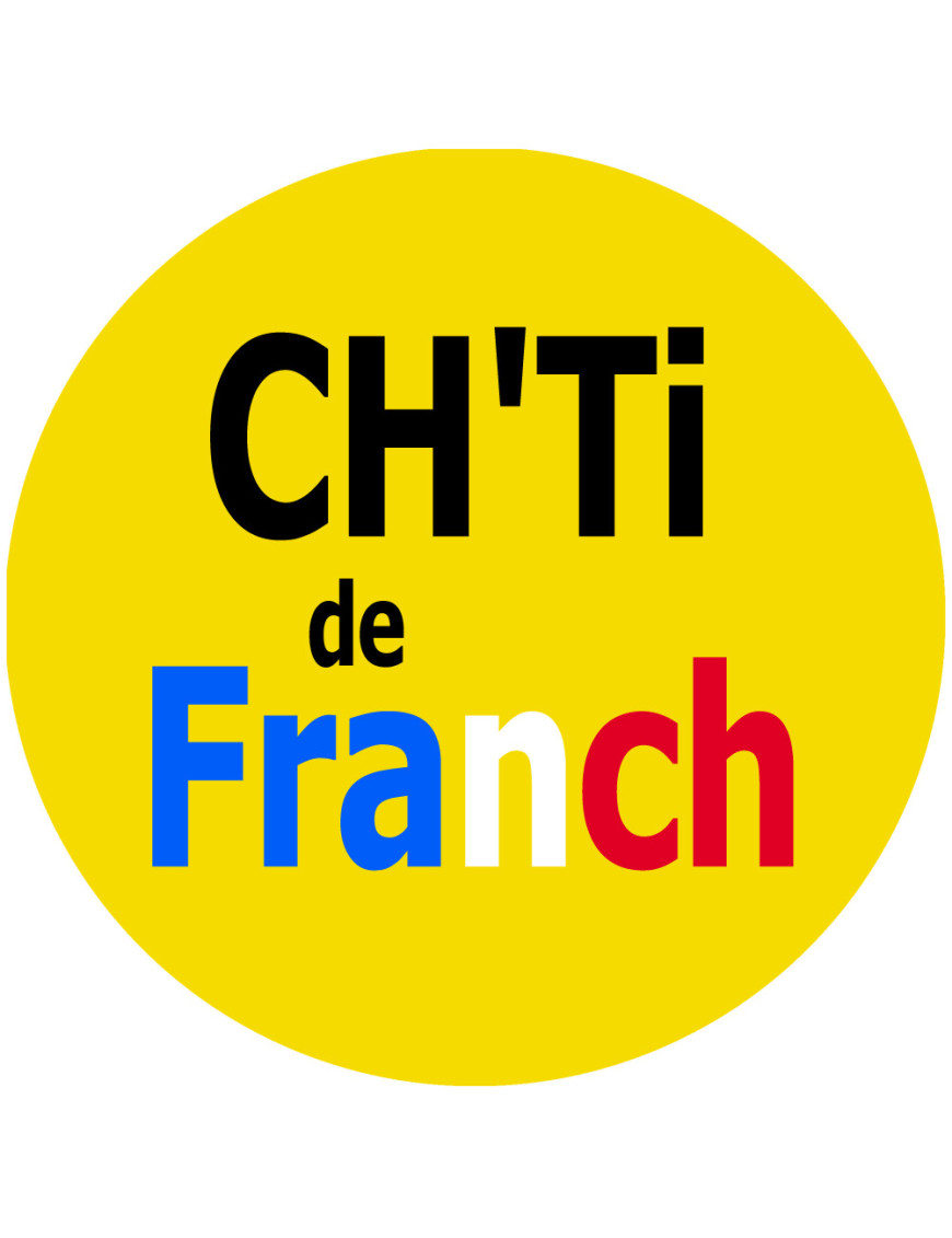Ch'ti et Chtimi - 20cm - Sticker/autocollant