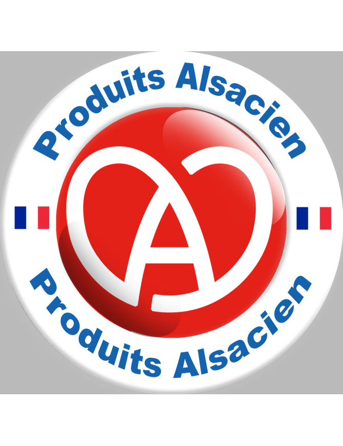 produits Alsacien - 20cm - Sticker/autocollant