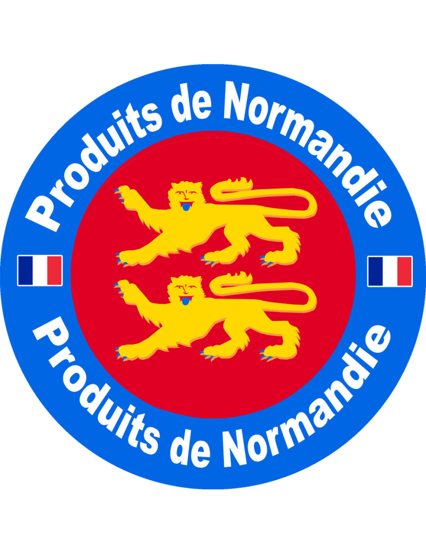 Produits Normand - 1 sticker de 20cm - Sticker/autocollant