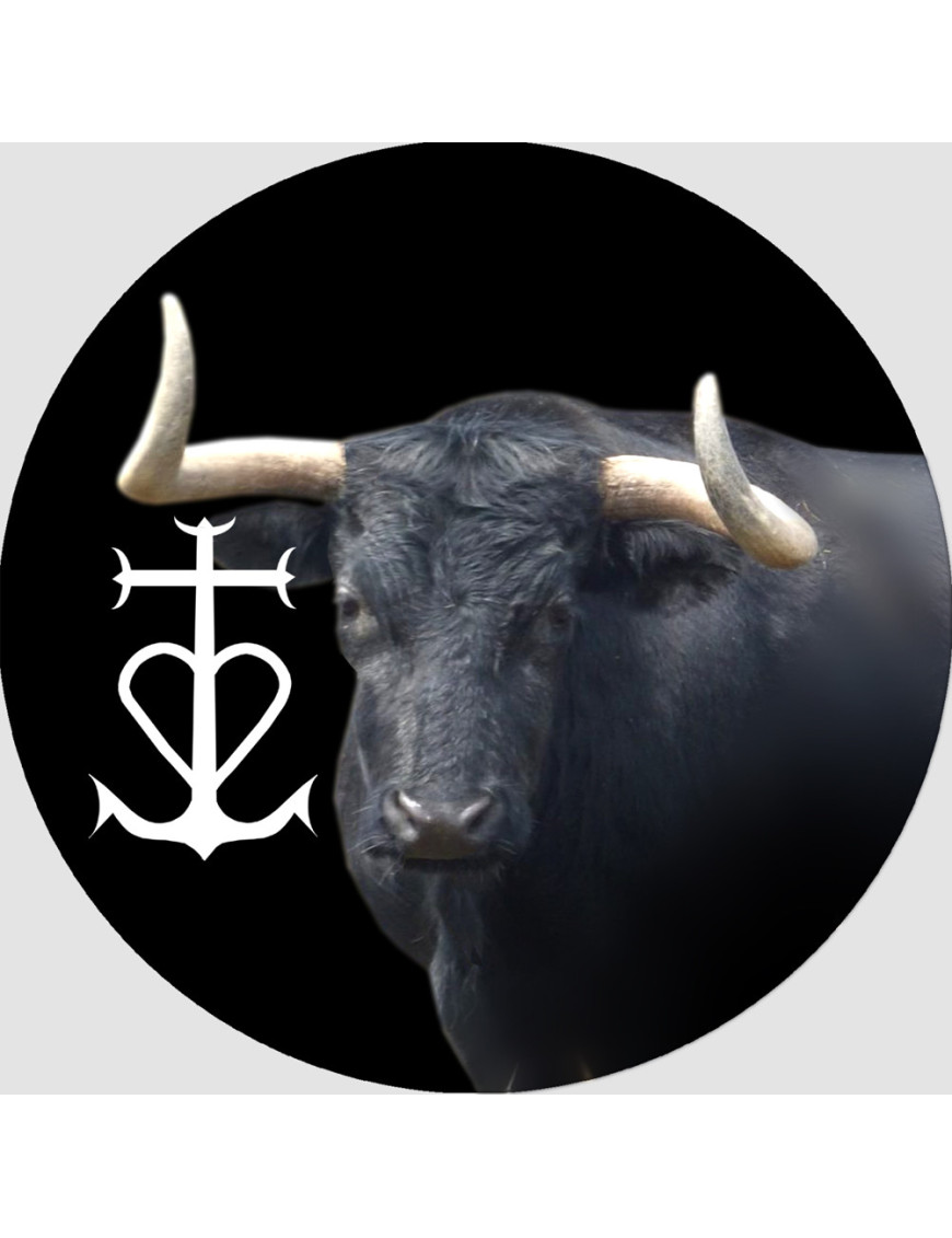 Taureau Camarguais - 20cm - Sticker/autocollant