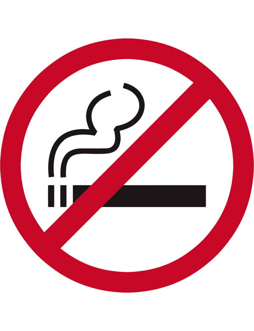 interdit de fumer - 5cm - Sticker/autocollant
