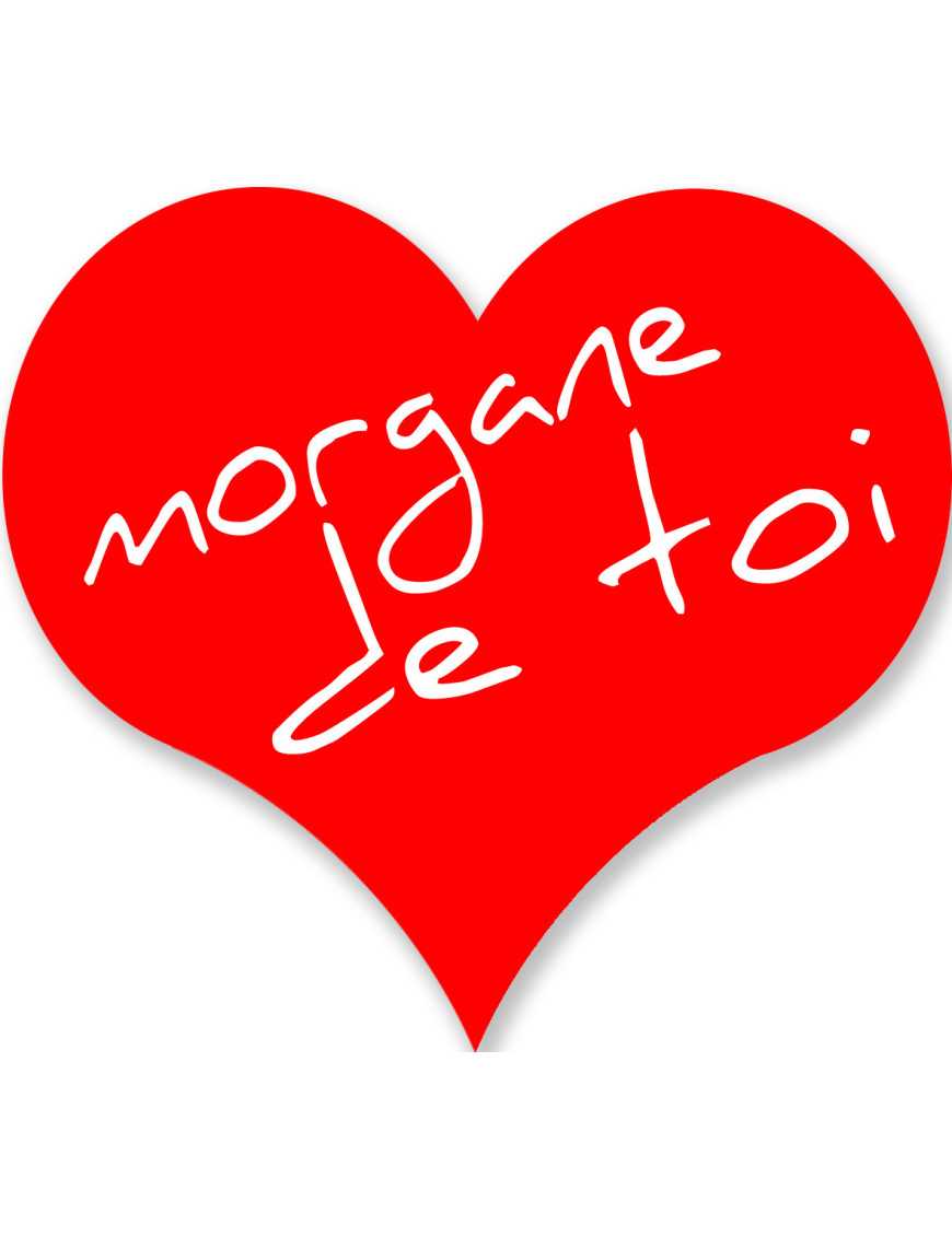 morgane de toi - 15x13,5cm - Sticker/autocollant