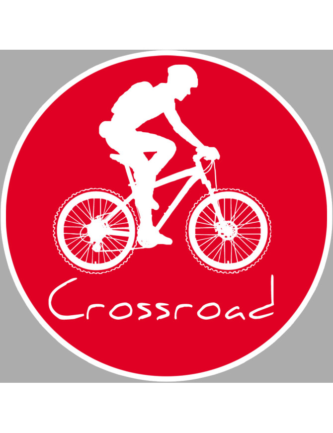 Crossroad - 10cm - Sticker/autocollant