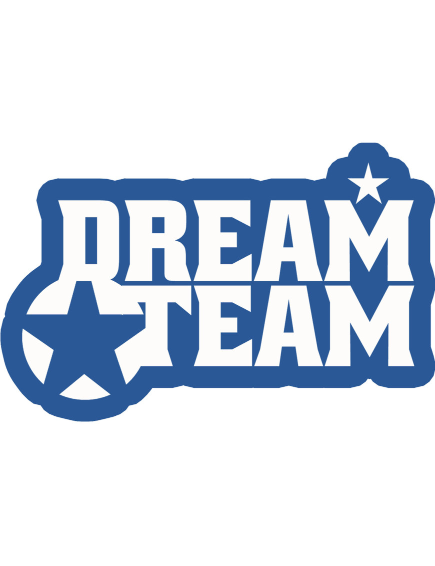 DREAM TEAM - 15x9,5cm - Sticker/autocollant