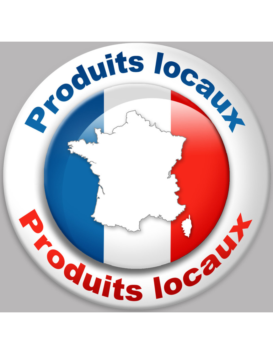 Produits locaux - 10x10cm - Sticker/autocollant