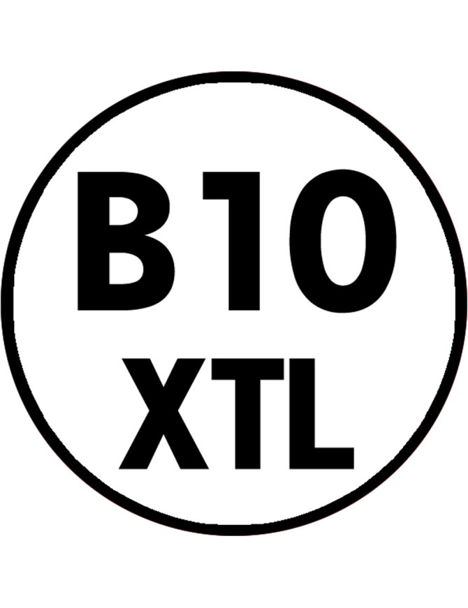 B10 - XTL - 10x10cm - Sticker/autocollant