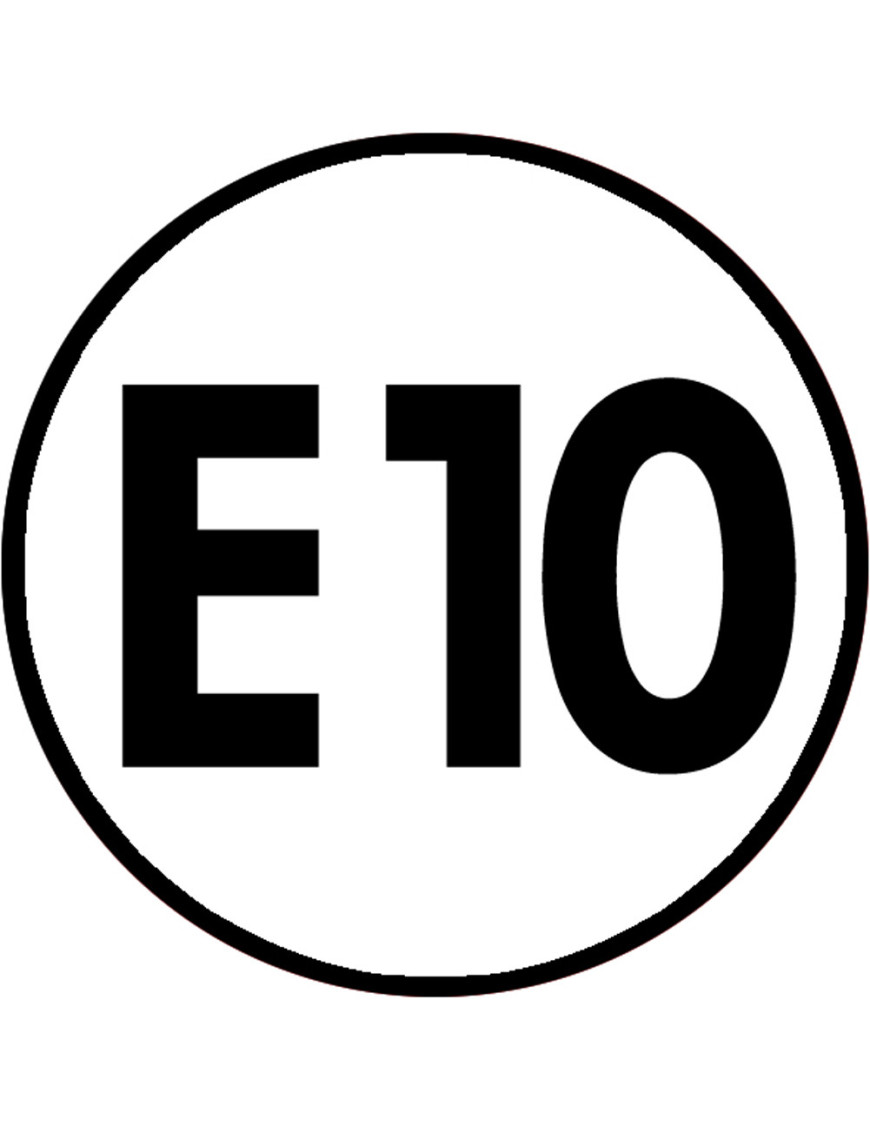 E10 - 10x10cm - Sticker/autocollant