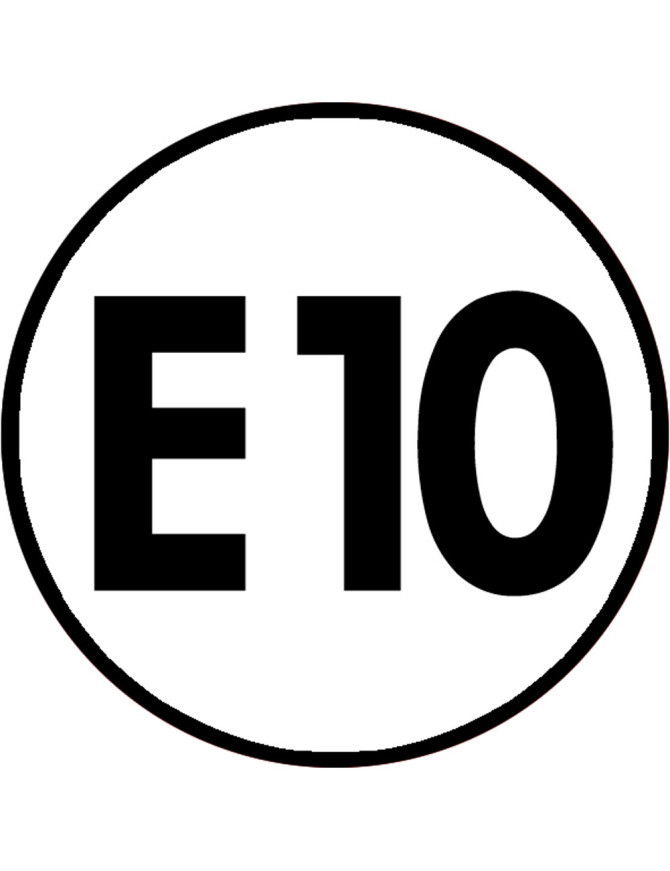 E10 - 10x10cm - Sticker/autocollant