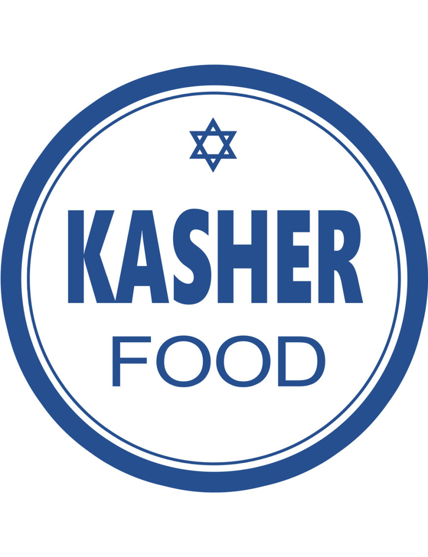 Nourriture Kasher - 5x5cm - Sticker/autocollant
