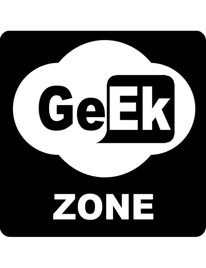 zone geek wifi - 10x10cm - Sticker/autocollant
