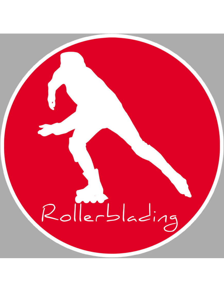 rollerblading - 15cm - Sticker/autocollant