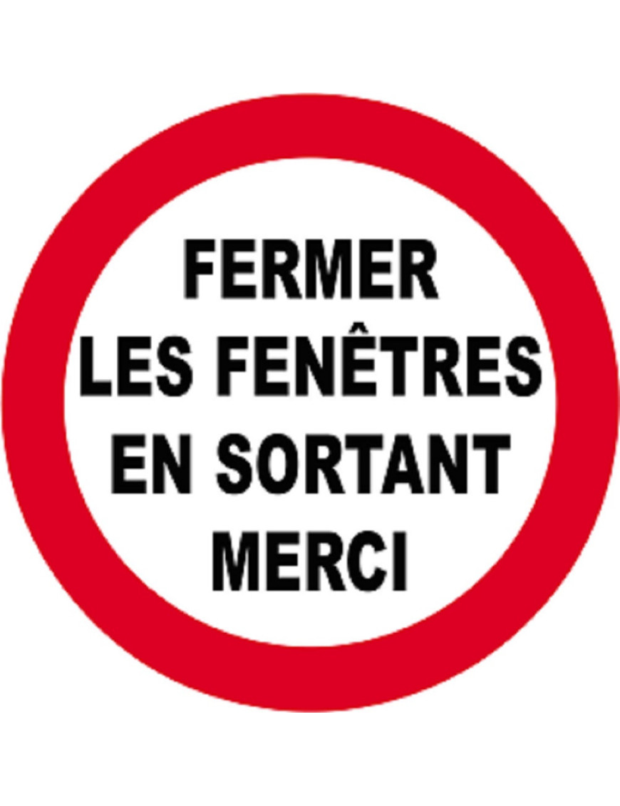 éteindre les lumières en sortant - 5cm - Sticker/autocollant