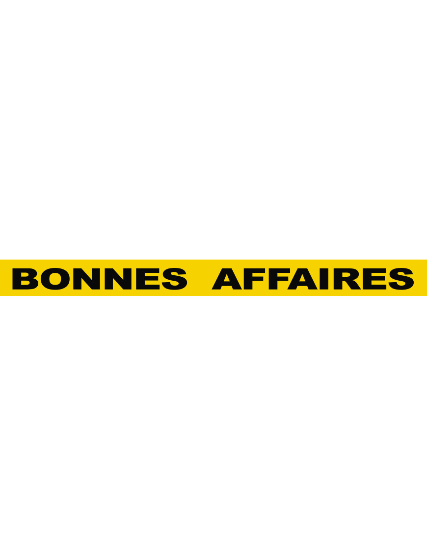 autocollant sticker Grands messages vitrines temporaires