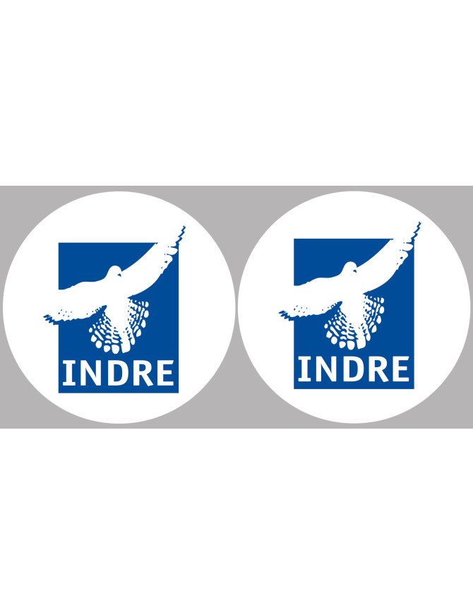 Département 36 Indre (2 fois 10cm) - Sticker/autocollant