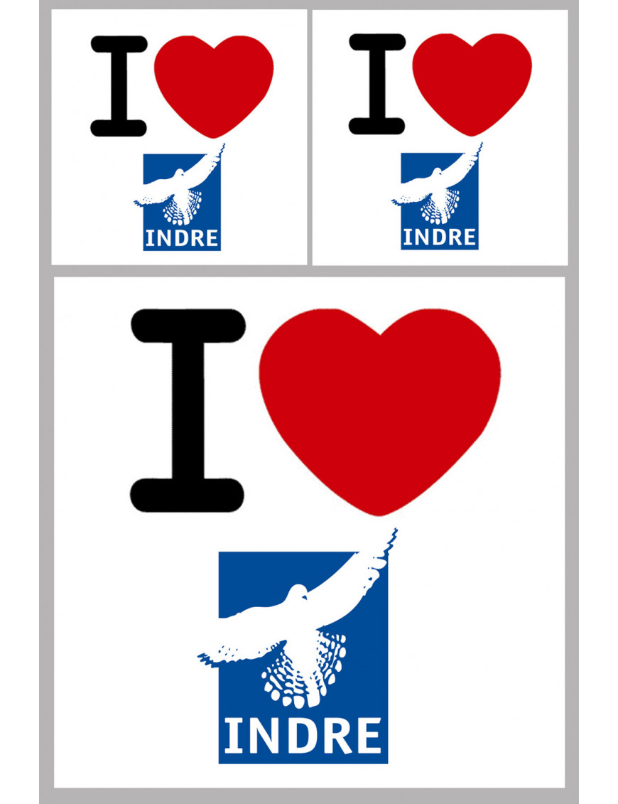 Département 36 Indre (1fois 10cm / 2 fois 5cm) - Sticker/autocollant