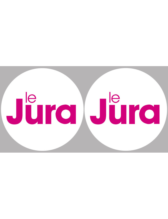 Département 39 le Jura (2 fois 10cm) - Sticker/autocollant