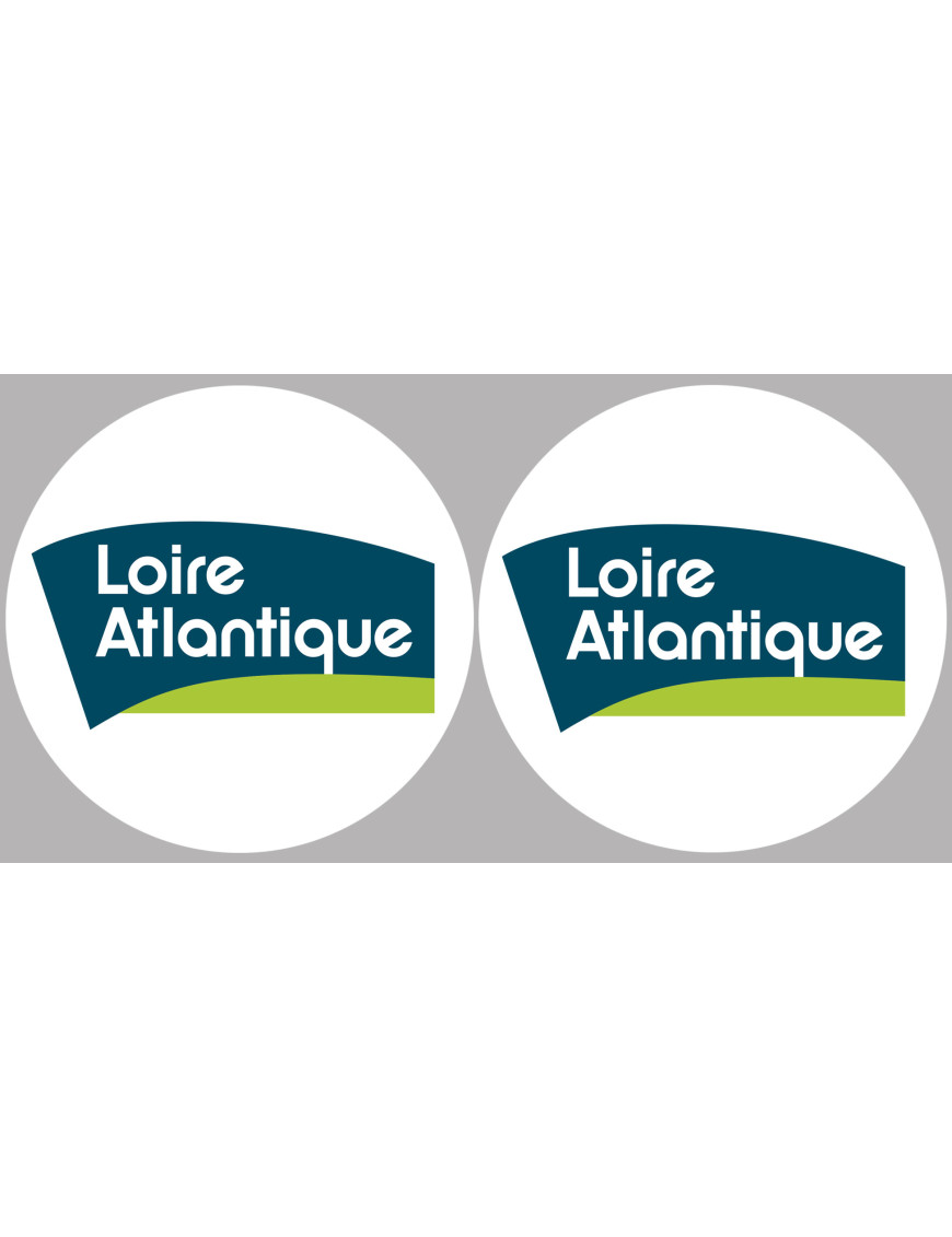 Département 44 la Loire Atlantique (2 fois 10cm) - Sticker/autocollan