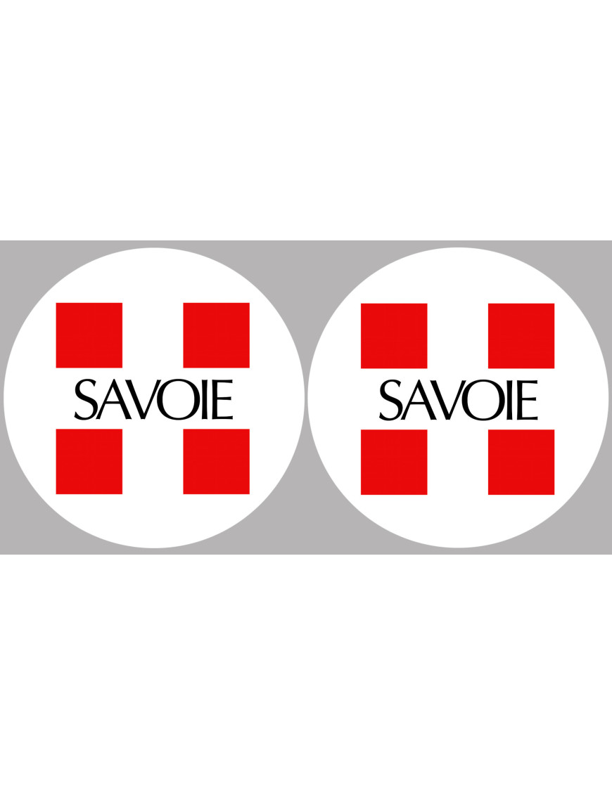 Département 73 la Savoie (2 fois 10cm) - Sticker/autocollant