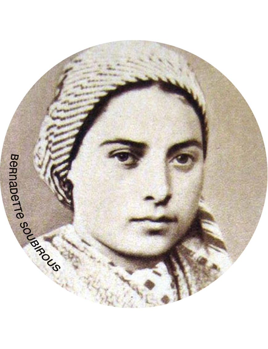 Bernadette Soubirous (15x15cm) - Sticker/autocollant
