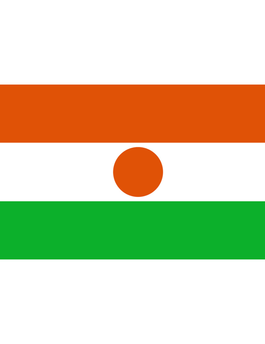 Drapeau Niger (15x10cm) - Sticker/autocollant