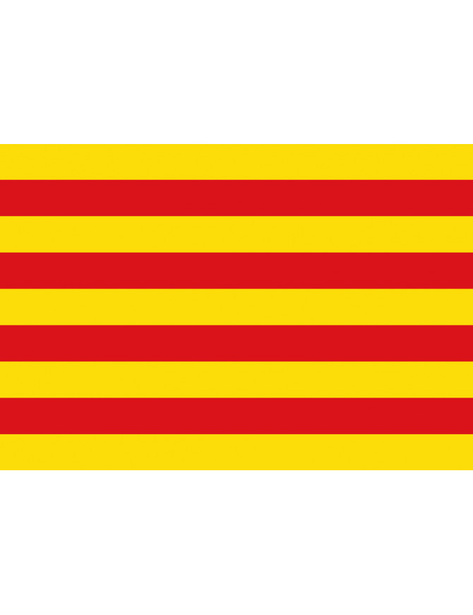 Drapeau Catalan (15x10cm) - Sticker/autocollant