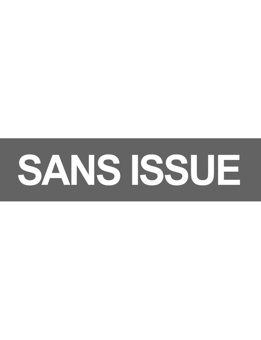 Sans issue gris (15x3.5cm) - Sticker/autocollant