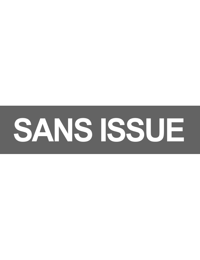 Sans issue gris (15x3.5cm) - Sticker/autocollant