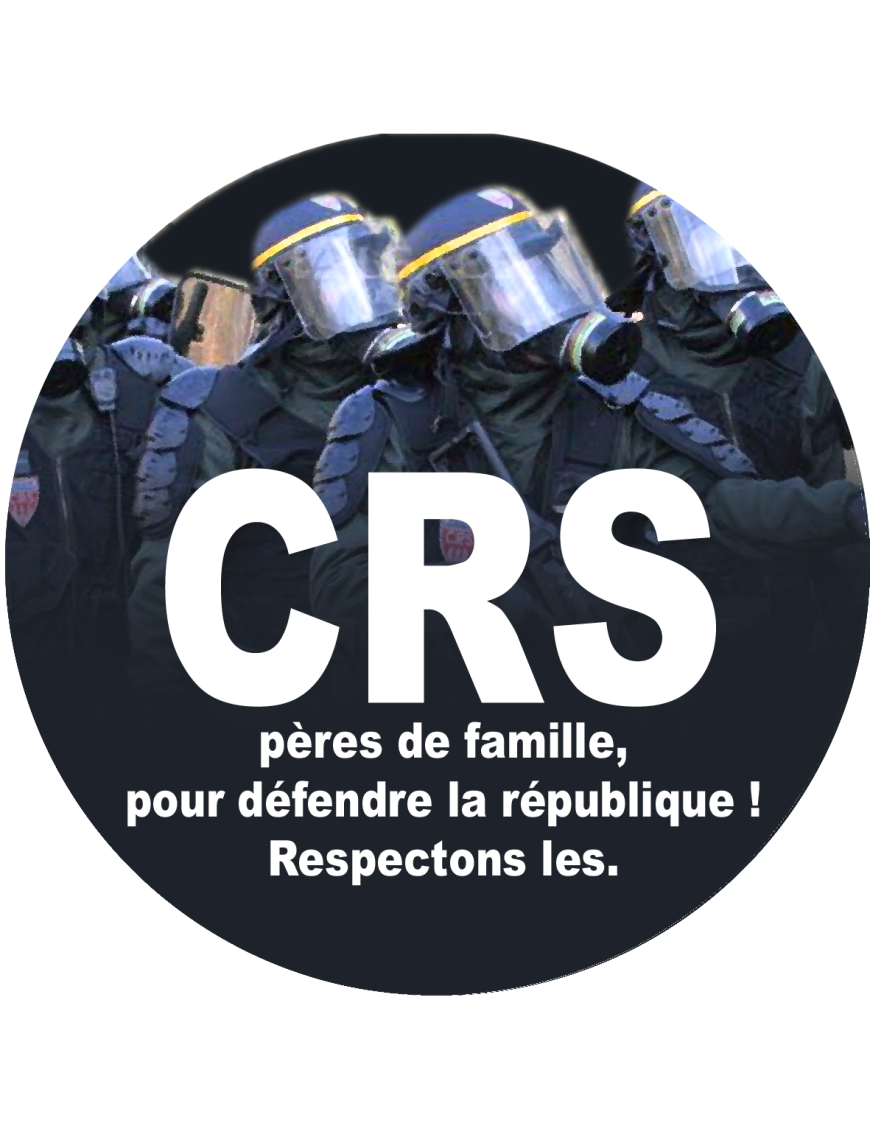 CRS (5x5cm) - Sticker/autocollant