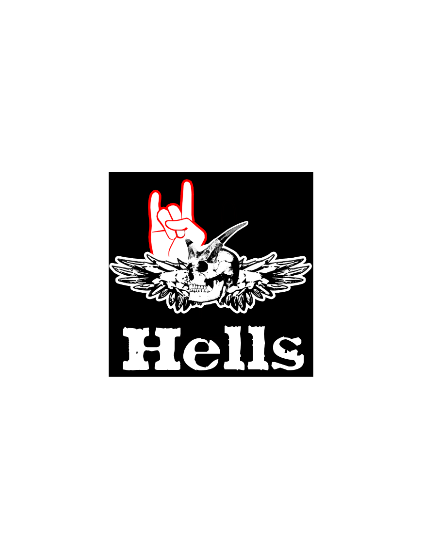 Hells reconnaissance (10x10cm) - Sticker/autocollant