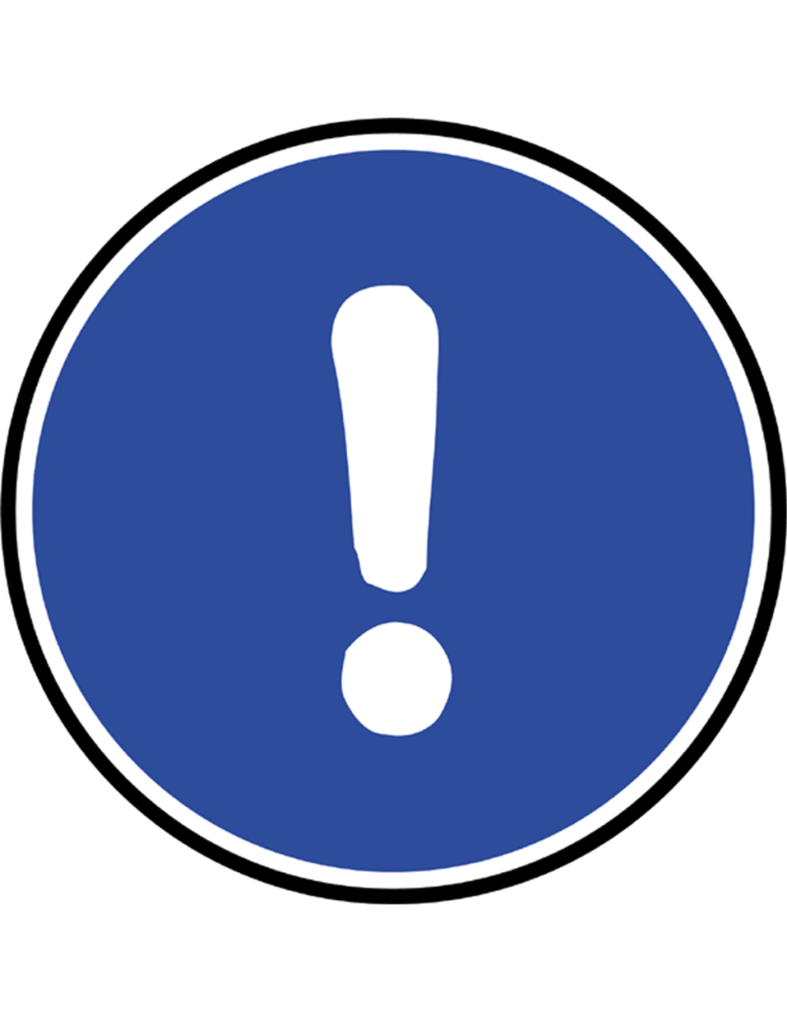 Obligation générale (10cm) - Sticker/autocollant