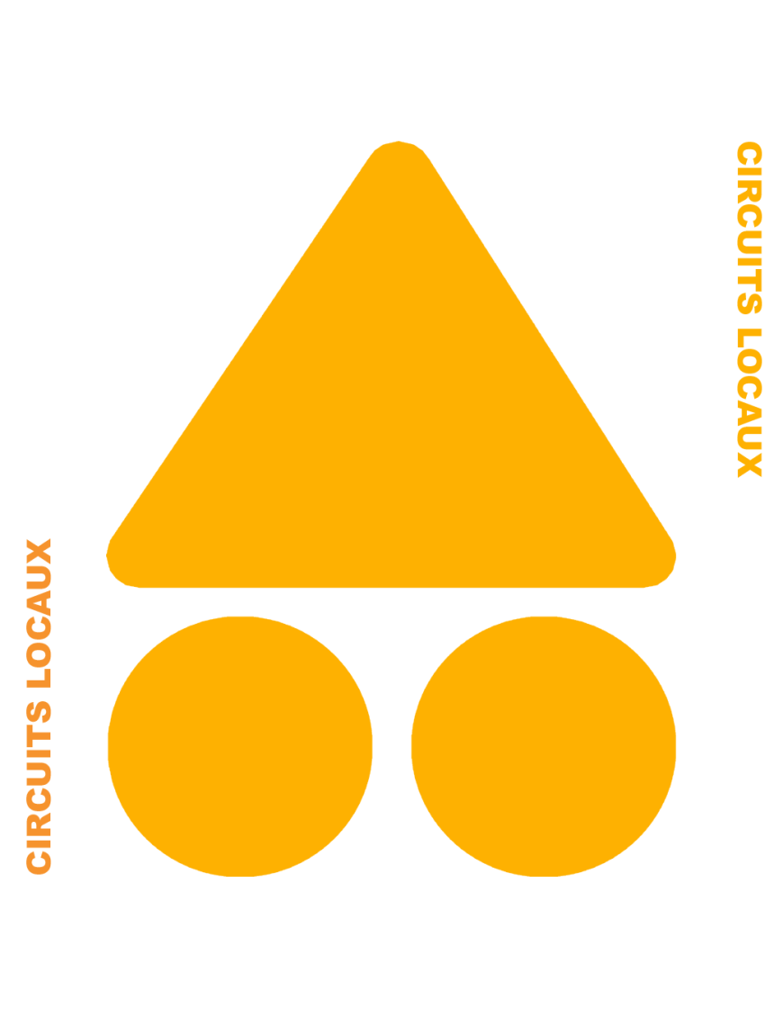 Balise VTT circuit locaux (10x10cm) - Sticker / autocollant